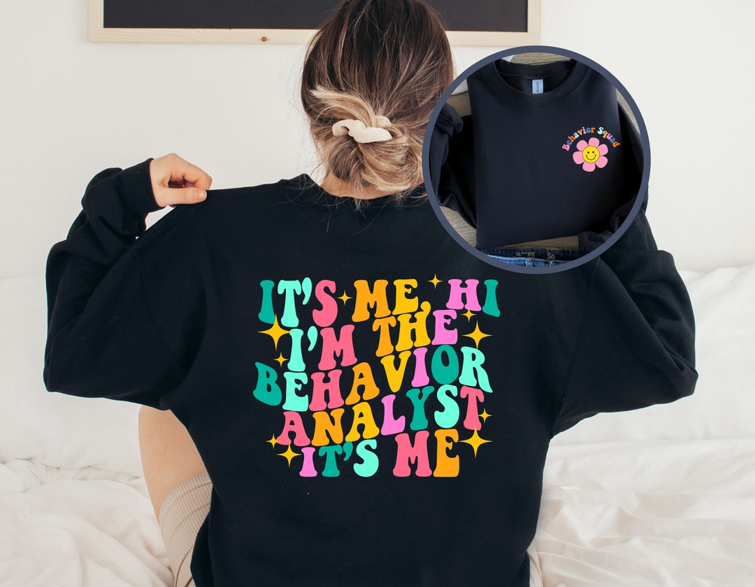 Behavior Analyst Comfort Colors Sweatshirt, ABA Therapist Gift - Etsy