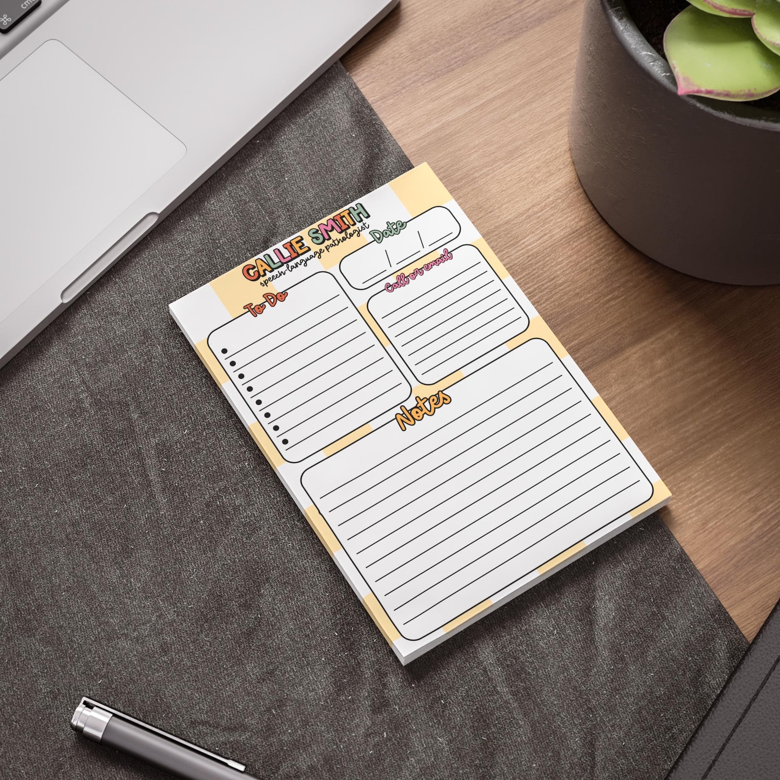 Personalized Speech Therapist Post-it® Notes, Speech Language ...