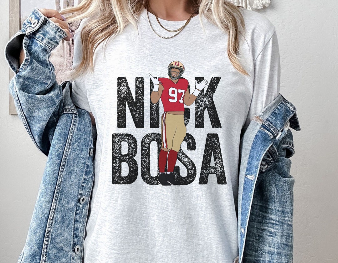 Nick Bosa Shirt, Bosa 97 SF Football, San Francisco Unisex Bella Canvas ...