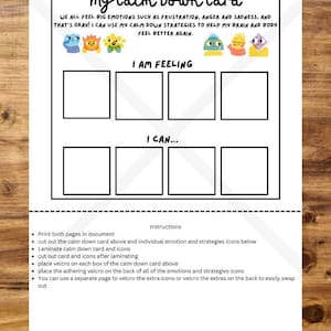Emotional Regulation, Autism Visuals, Coping Strategies, Emotions Chart ...