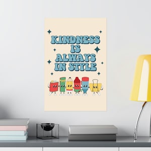 Retro Classroom Decor, Positive Affirmations for Students, Therapist ...