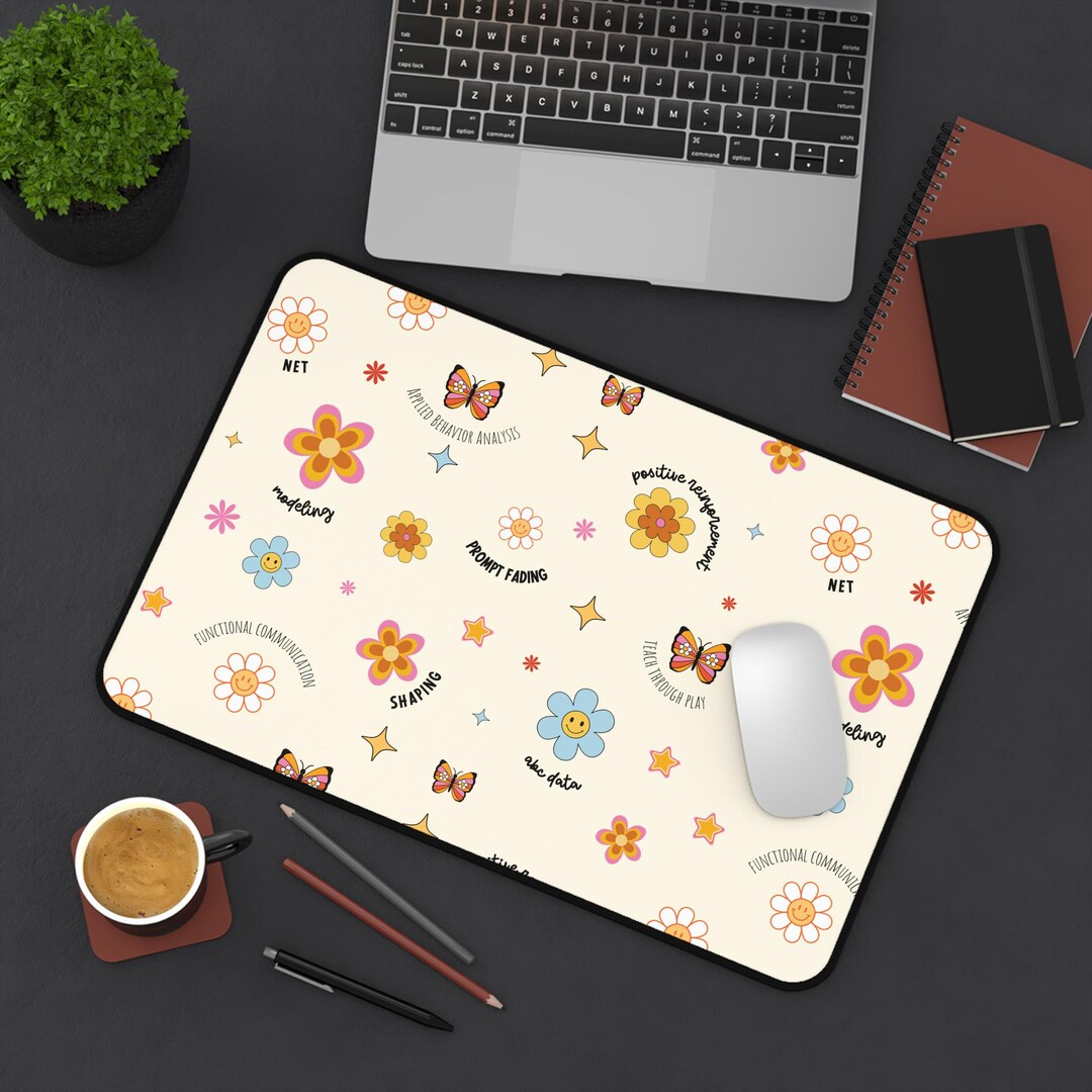 ABA Therapy Desk Mat: Retro Behavior Analyst Gift - Etsy