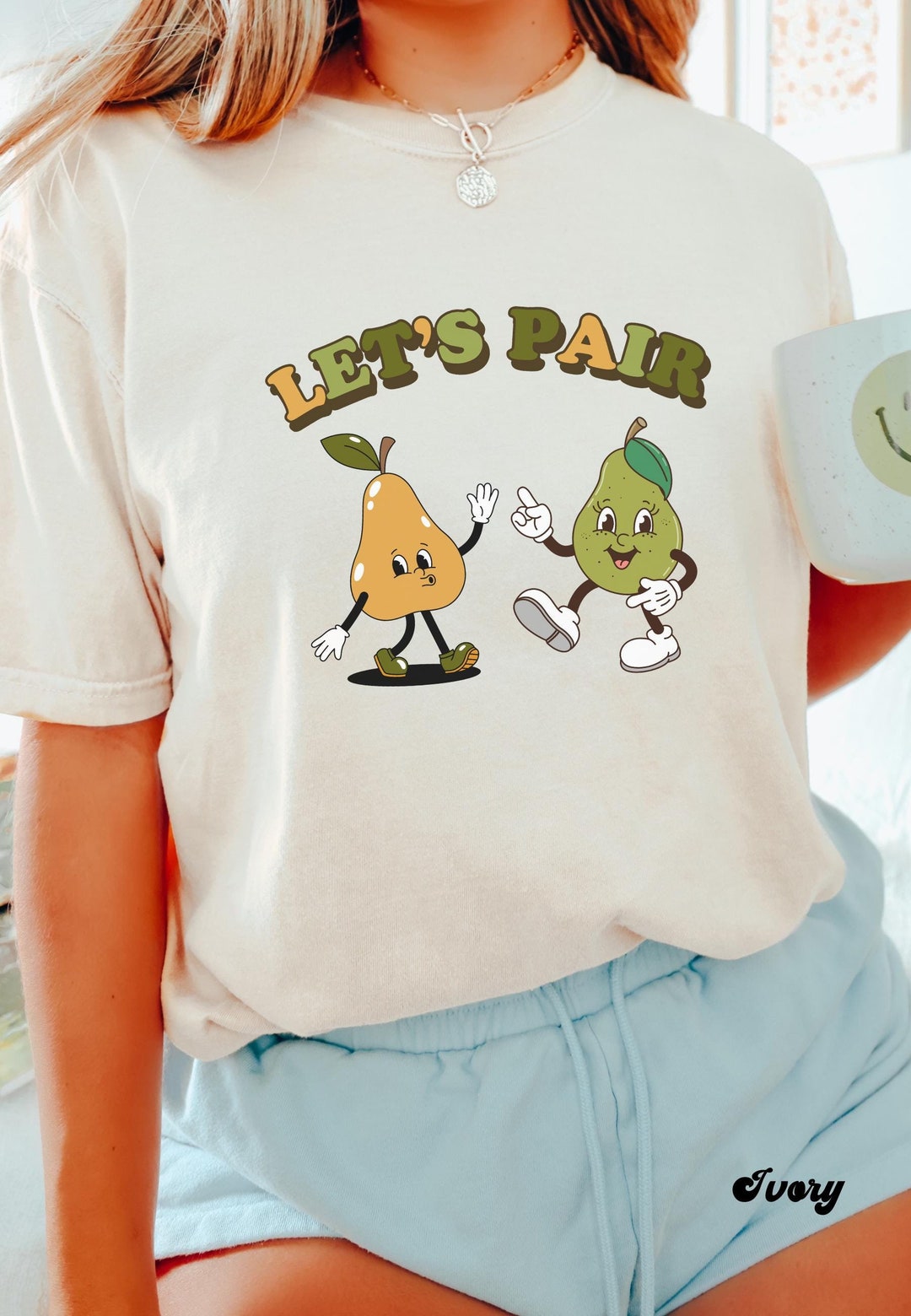 Funny ABA Therapist Shirt: Let's Pair Pear Tee, Rbt Tee, Bcba Tee, Gift ...