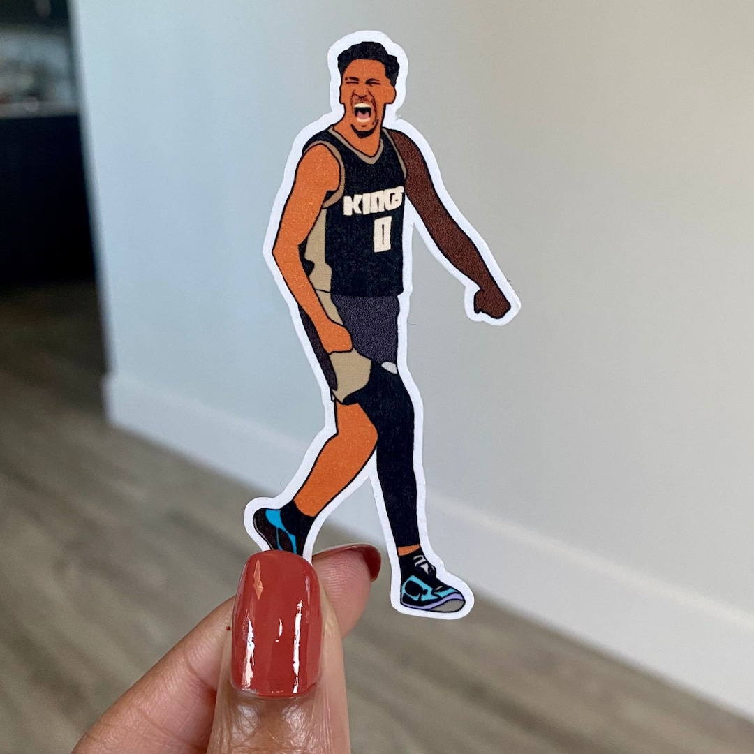 Malik Monk Sticker, Glossy Sac Stickers, Sacramento Basketball - Etsy
