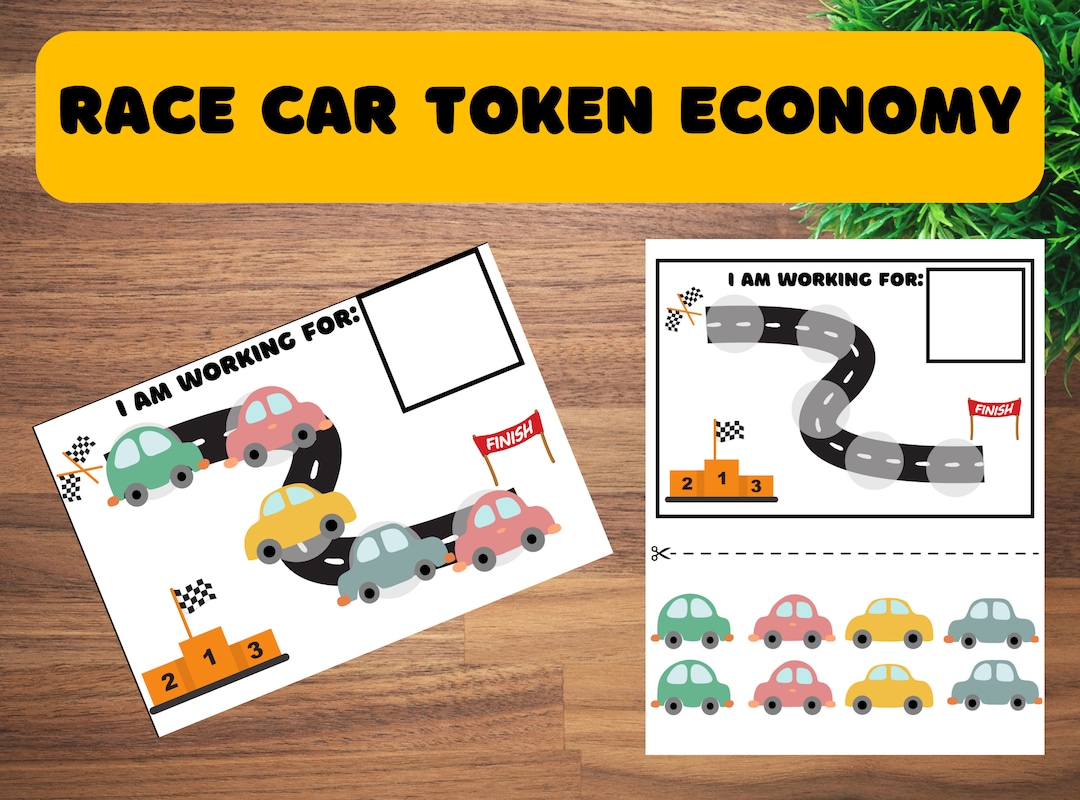 Reward Chart, Race Car Token Economy, Classroom Token Board, Aba Reward ...