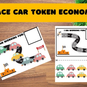 Reward Chart, Race Car Token Economy, Classroom Token Board, Aba Reward ...