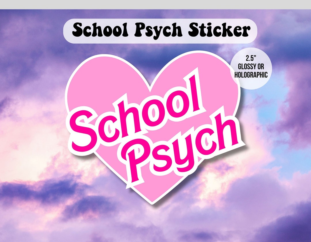 School Psychologist Sticker 90s Doll School Psych Stickers - Etsy