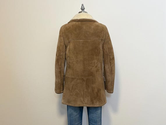 Vintage 70s Real Shearling Coat, 1970s Julian Vard Ta… - Gem