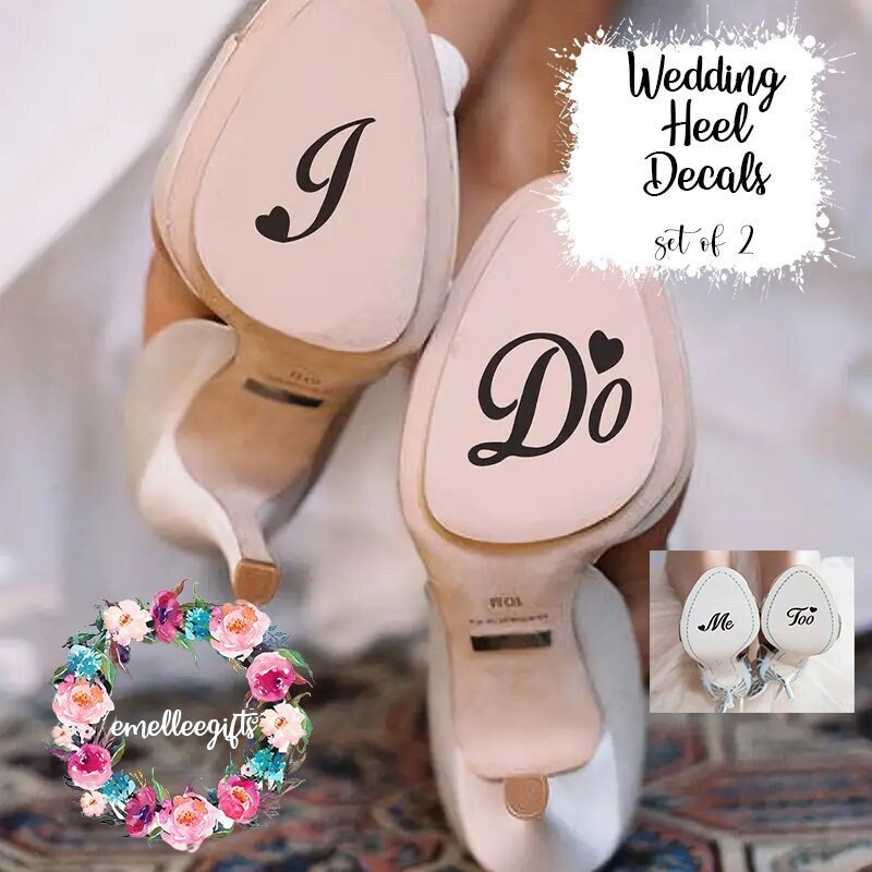 Wedding Shoe Decals - Etsy