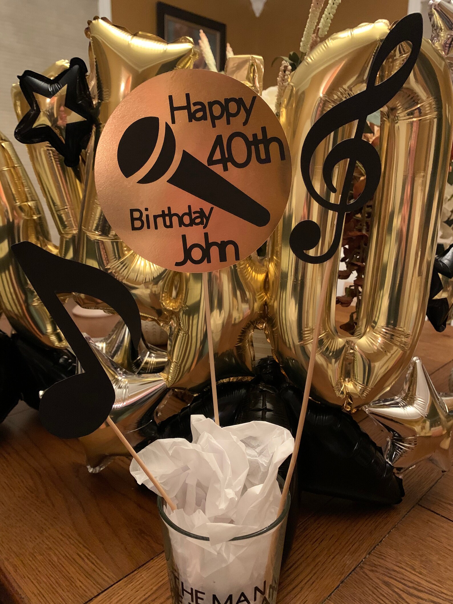 Music Note Cake Topper or Centerpiece Music Note Cupcakes - Etsy