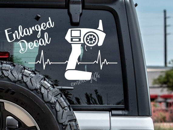 RC Controller Car Window Decal Remote Control Car Window - Etsy