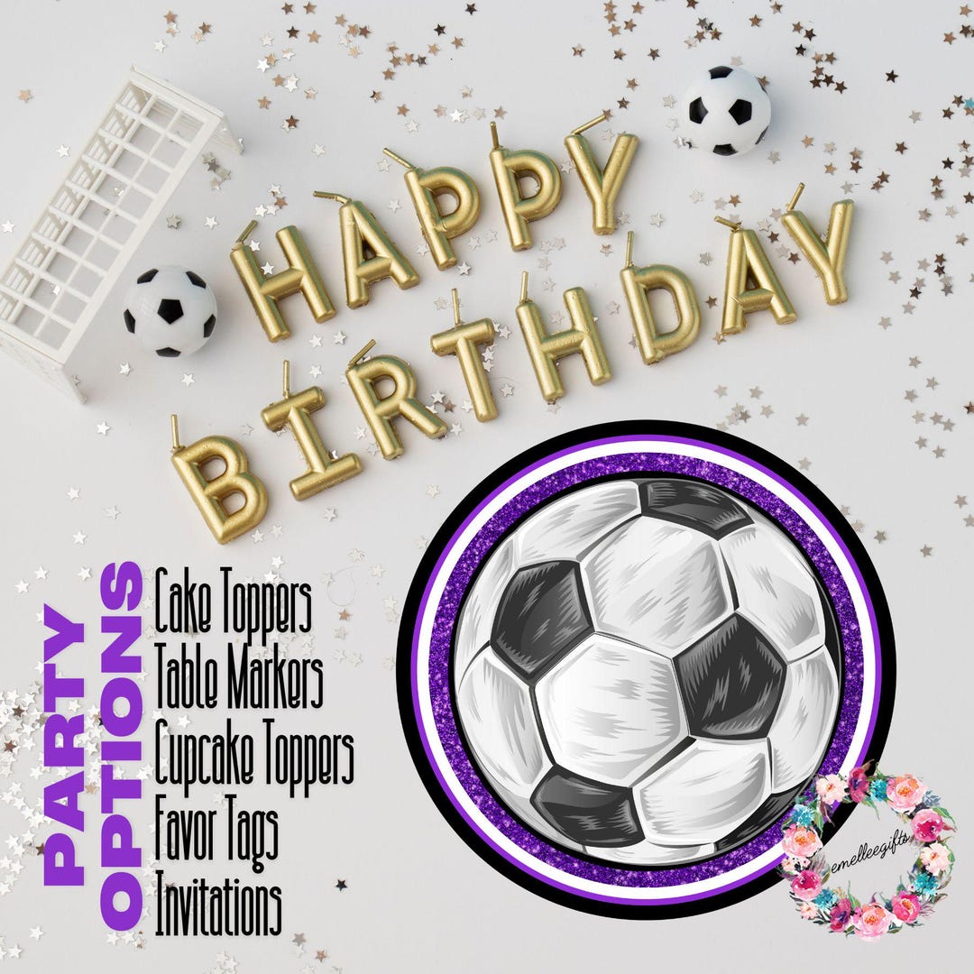 Glitter Soccer Digital Design ~ DIY Soccer Ball ~ Soccer Ball Clipart ...