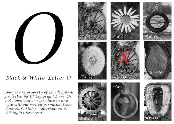 Alphabet Letter O Art Photography 4x6 Digital Print | Etsy