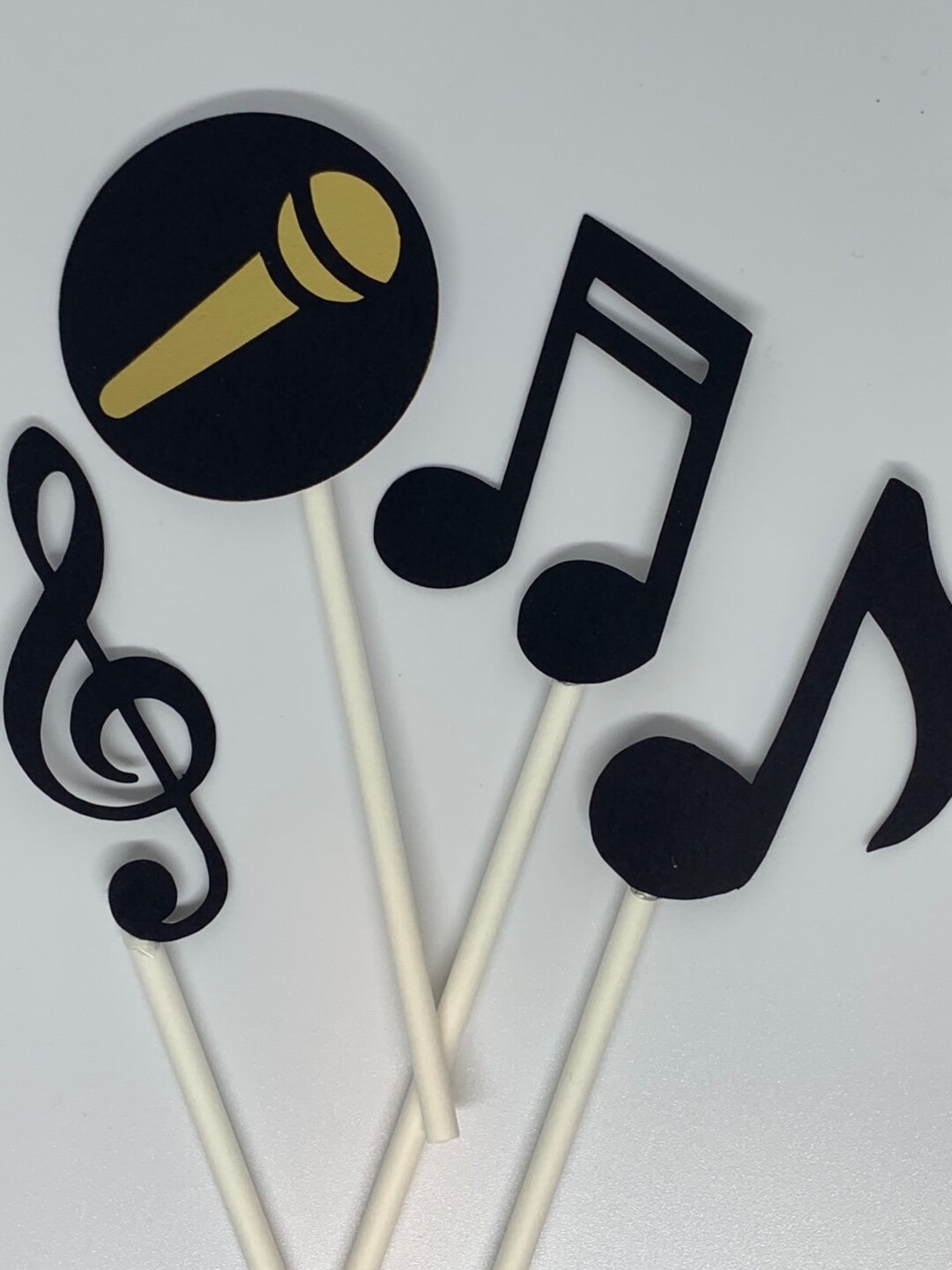 Music Note Cupcake Toppers ~ Music Note Cupcakes ~ Music Birthday Party ...