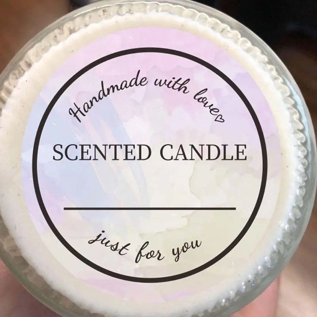 Scented Candle Stickers ~ Candle Maker Stickers ~ Candle Packaging ...