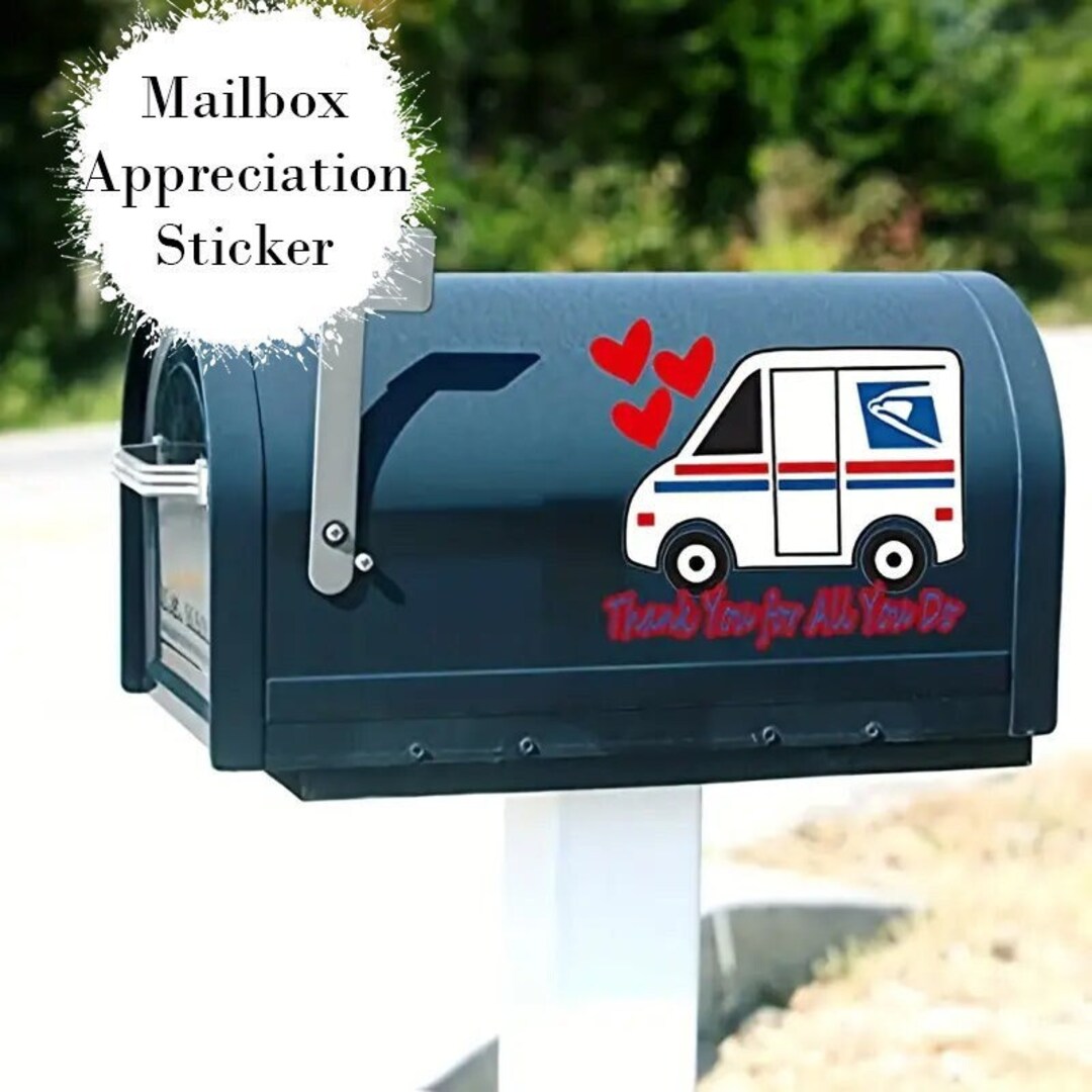Mailbox Appreciation Sticker ~ Thank Your Delivery Person ~ Delivery ...