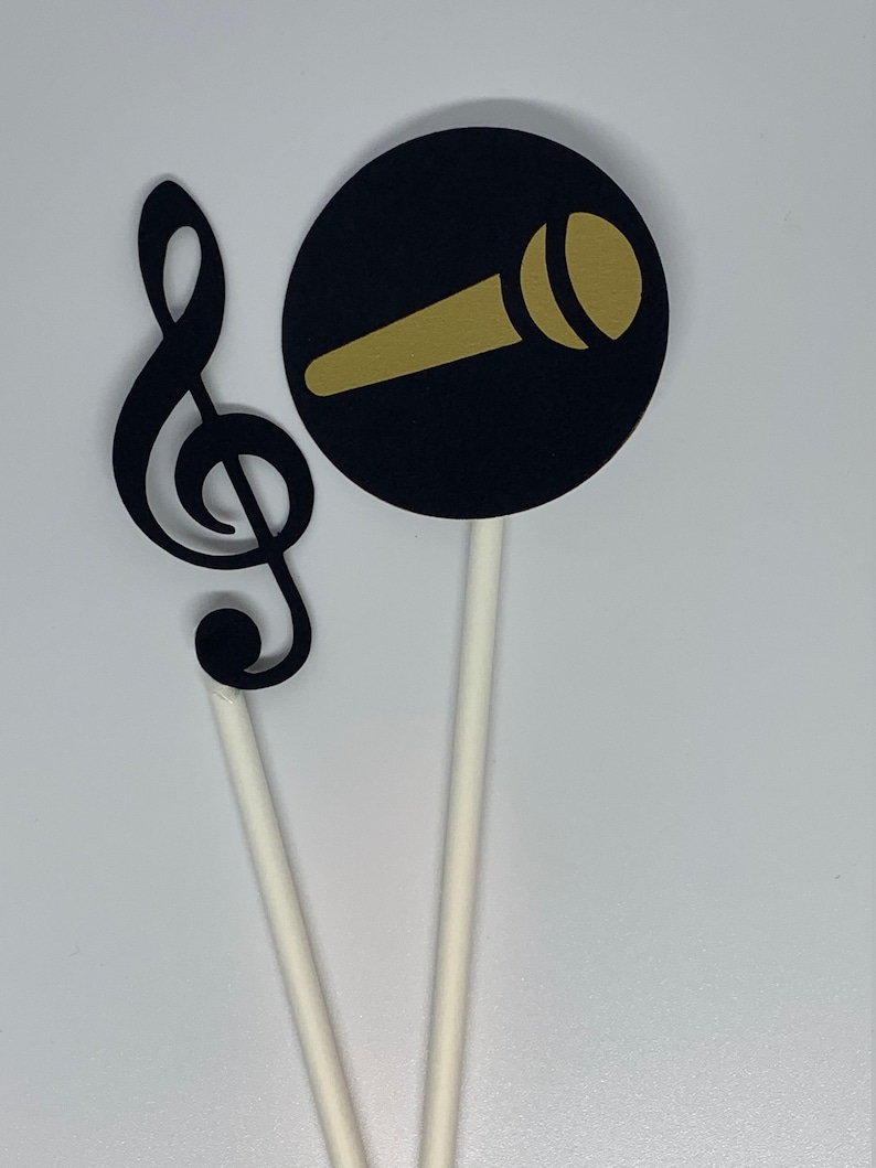 Music Note Cupcake Toppers Music Note Cupcakes Music - Etsy