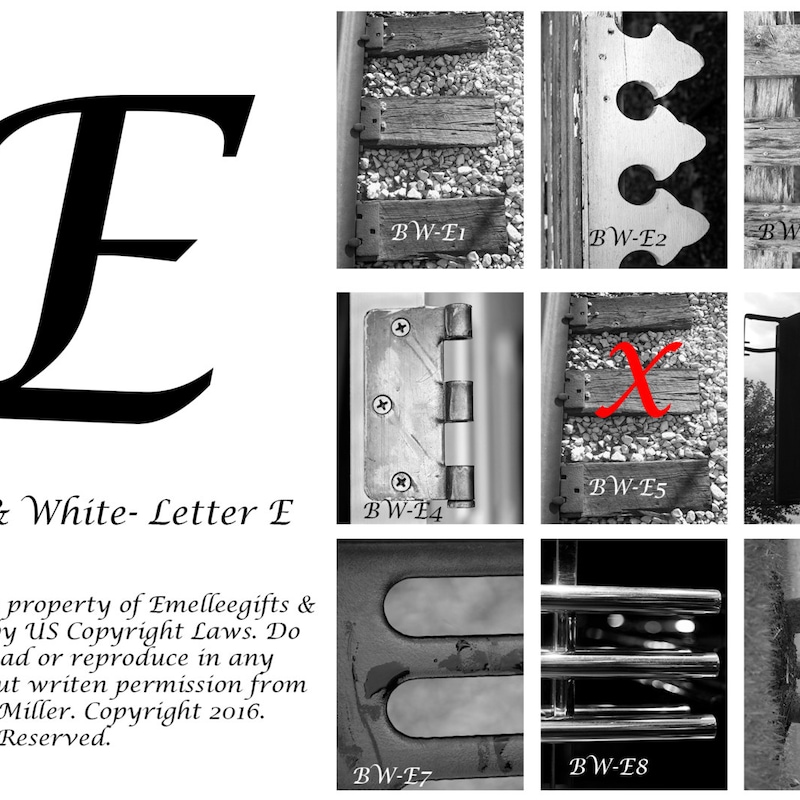 Alphabet Photography - Etsy