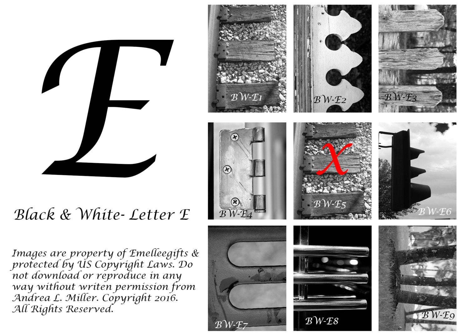 Alphabet Letter E Art Photography 4x6 Digital Print | Etsy