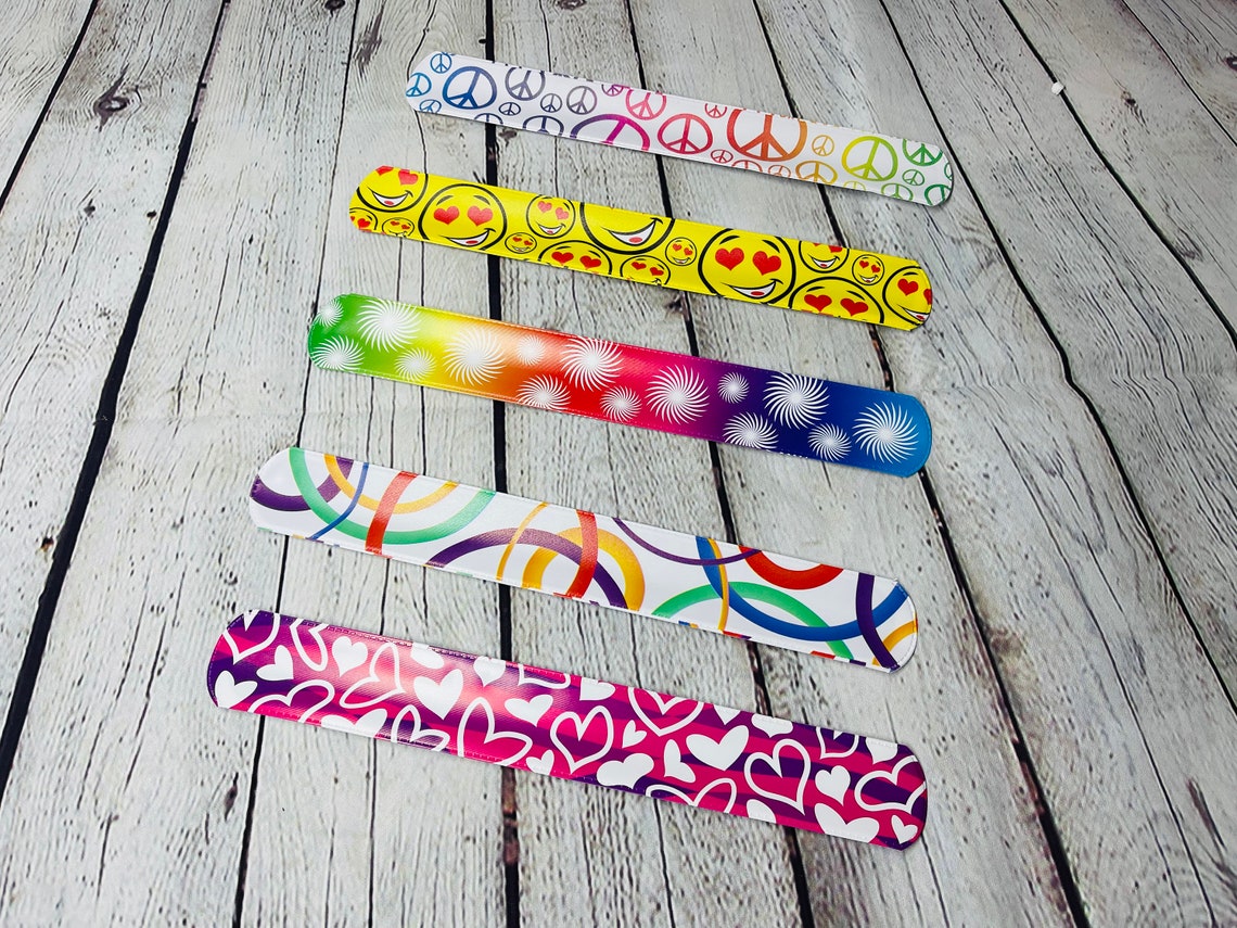 Slap Bracelet Favors Birthday Party Favor 80's Party | Etsy