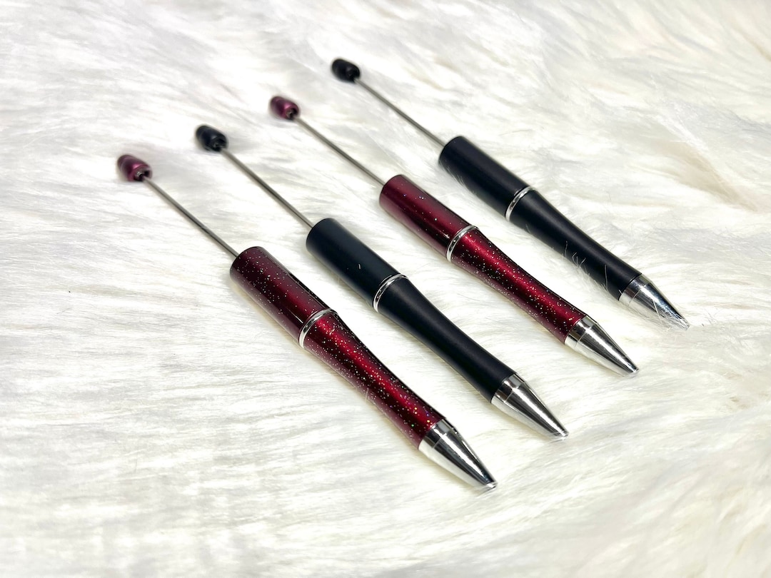Beaded Pen Blanks ~ Silicone Bead Pens ~ Beadable Pen Blanks ~ DIY Bead ...
