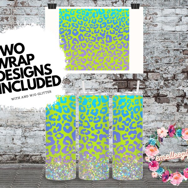 Rainbow Leopard Ombre Png - Etsy