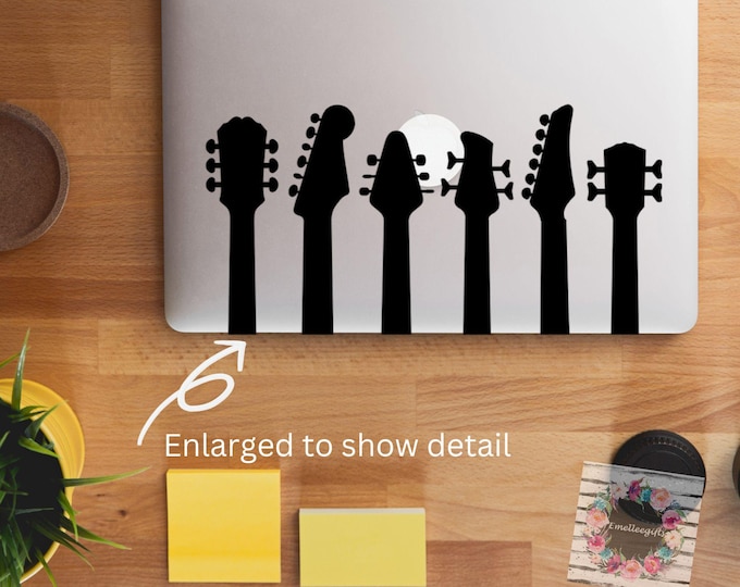 Guitar Sticker - Etsy