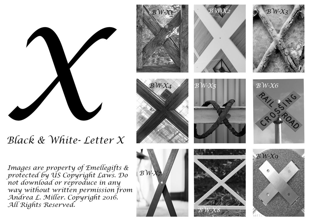 Alphabet Letter {X} Art Photography~ 4x6 Digital Print ~ 9 Letter ...