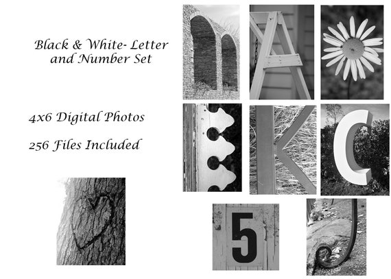 Alphabet Letter Art Photography 4x6 Digital Print 256 - Etsy