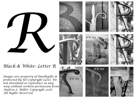 Alphabet Photography Letter R