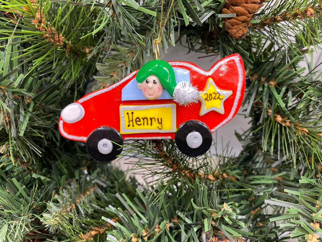 Custom Boy/girl Elf Race/sports Car Unique Personalized Polymer Clay ...