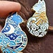 Sun & Moon Cat Enamel Pin Moon Cat, Sun Cat, Lapel Pin, Brooch Pin 1.5 Inch, Celestial, Cat ...