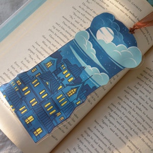 City Scape Bookmark, Illustrated Bookmark, Unique Bookmarks - Etsy