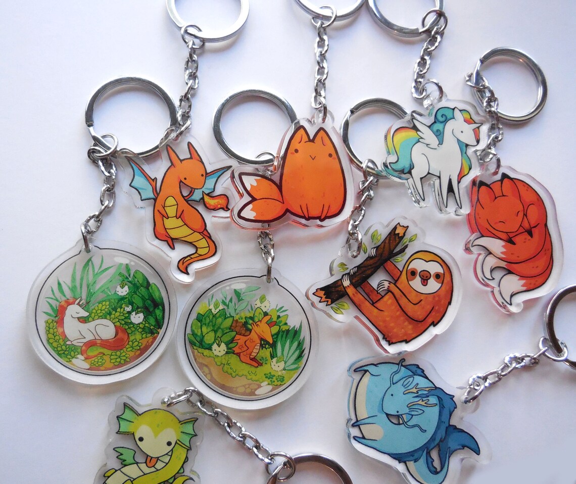 Mythical Gryphon Keychain Charm 1.5 Inch | Etsy