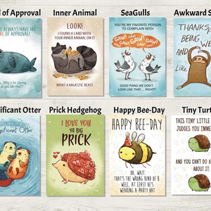 Funny Turtle Card, Cute Card, Birthday Card, Silly Card, Greeting Card ...