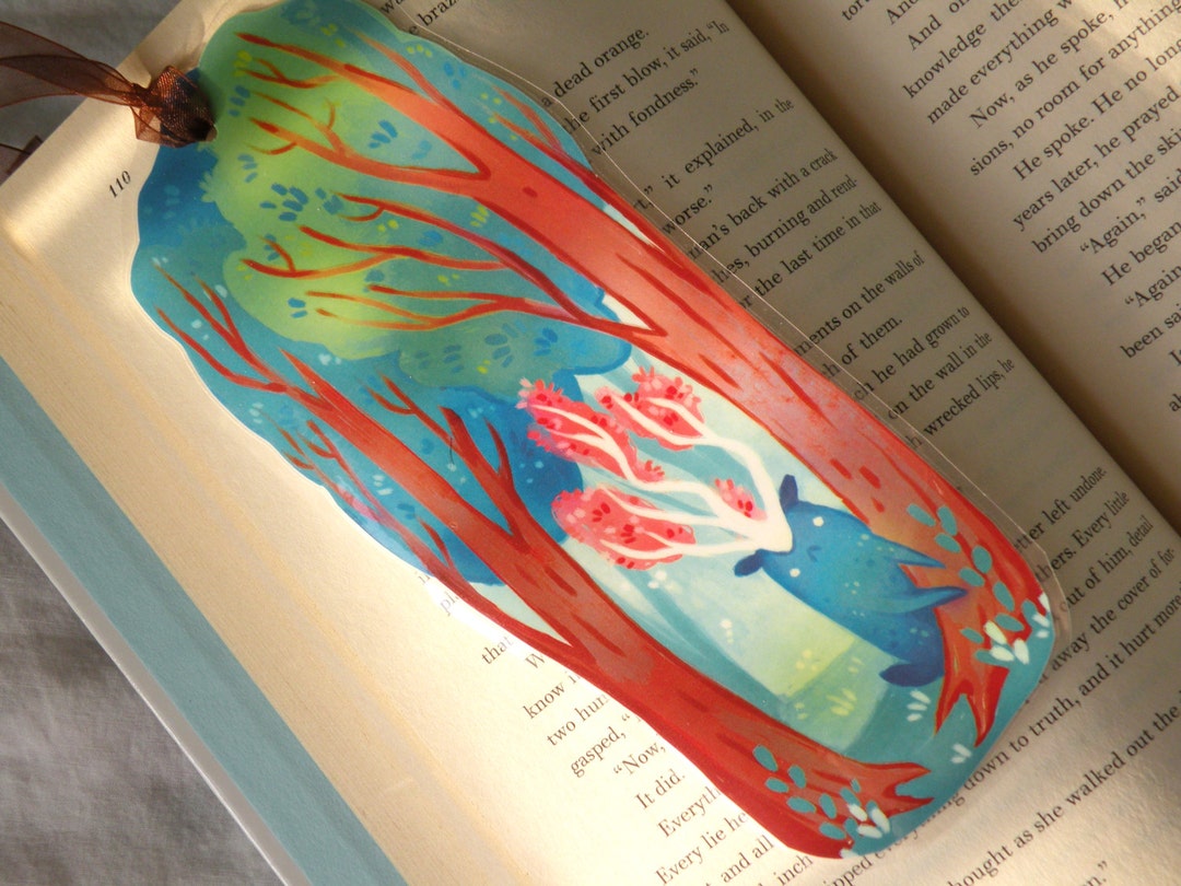 Tree Spirit Bookmark, Illustrated Bookmark, Unique Bookmarks - Etsy