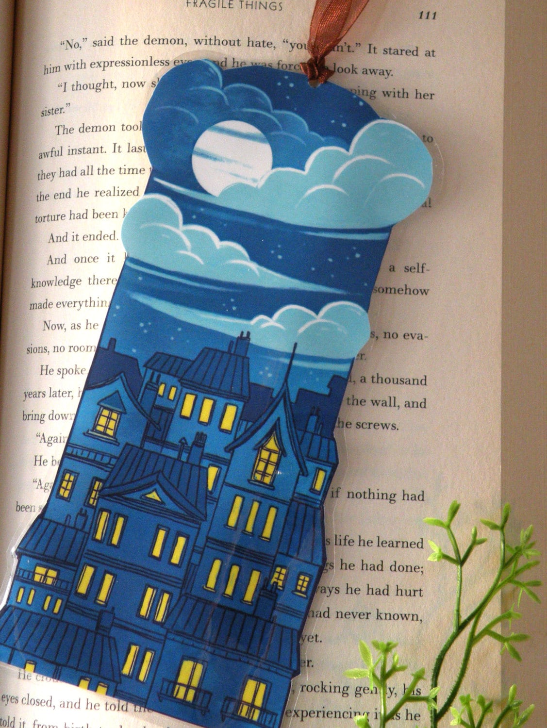 City Scape Bookmark Illustrated Bookmark Unique Bookmarks | Etsy