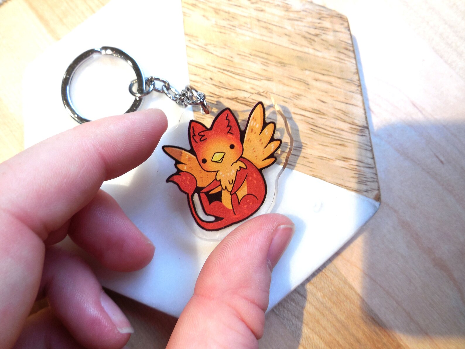 Mythical Gryphon Keychain Charm 1.5 Inch | Etsy