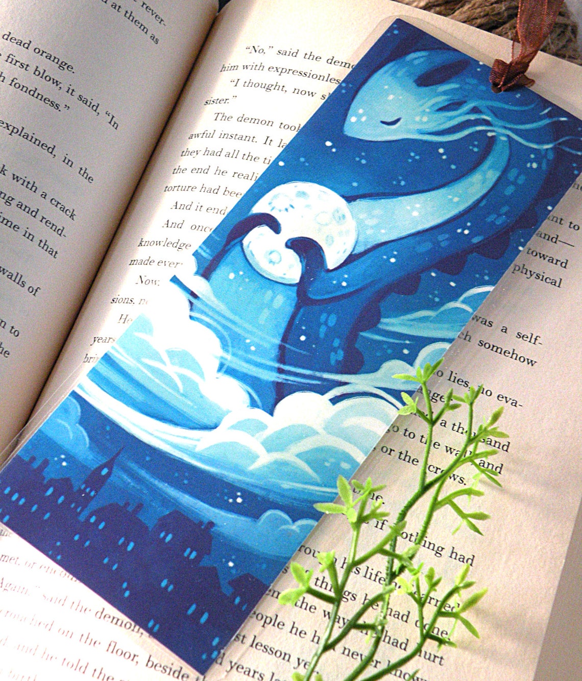 Sun & Moon Dragon Bookmarks Illustrated Bookmark Unique | Etsy Canada