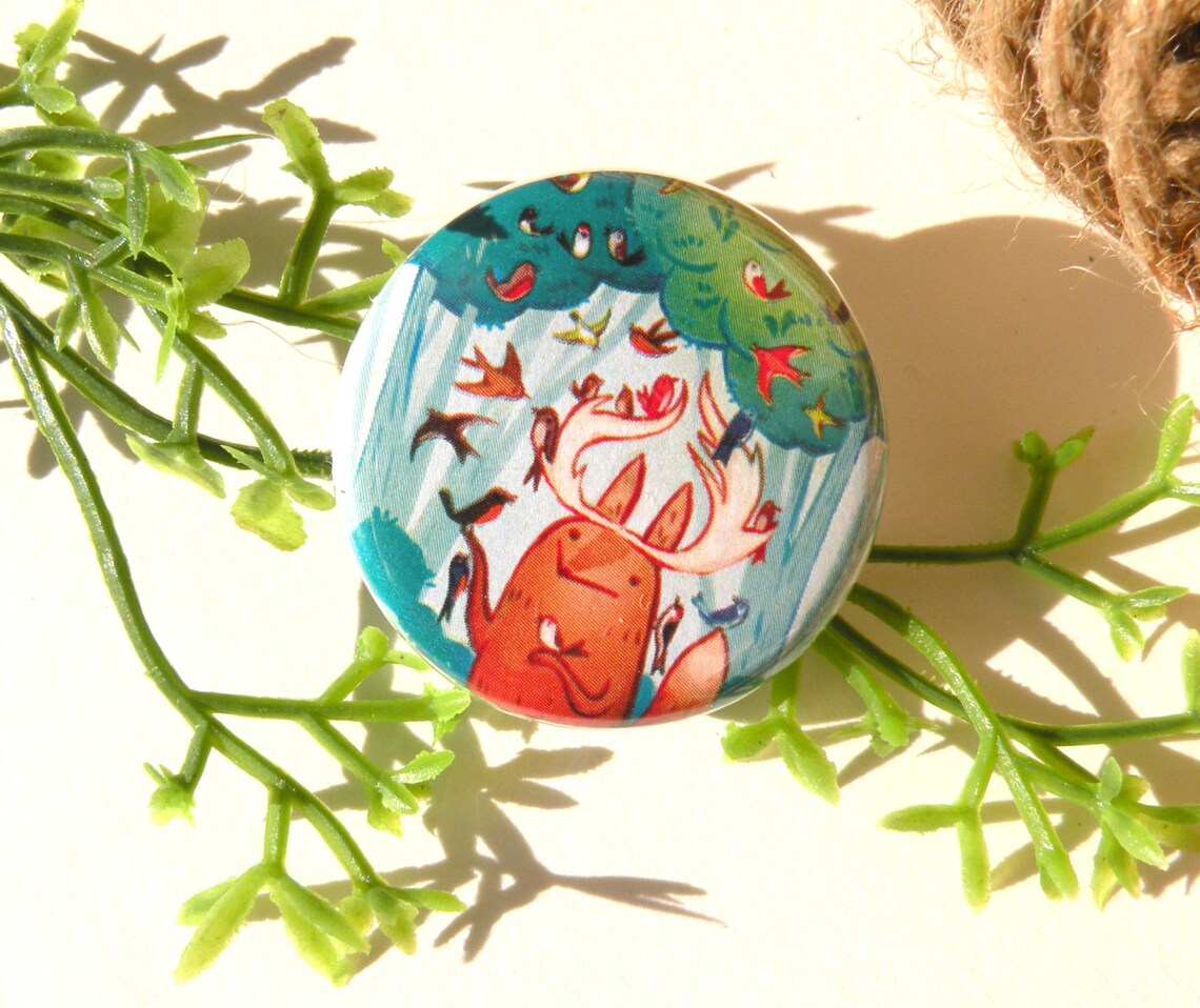 Forest Spirit Button Pack: Mythical Magical Spirits - Etsy