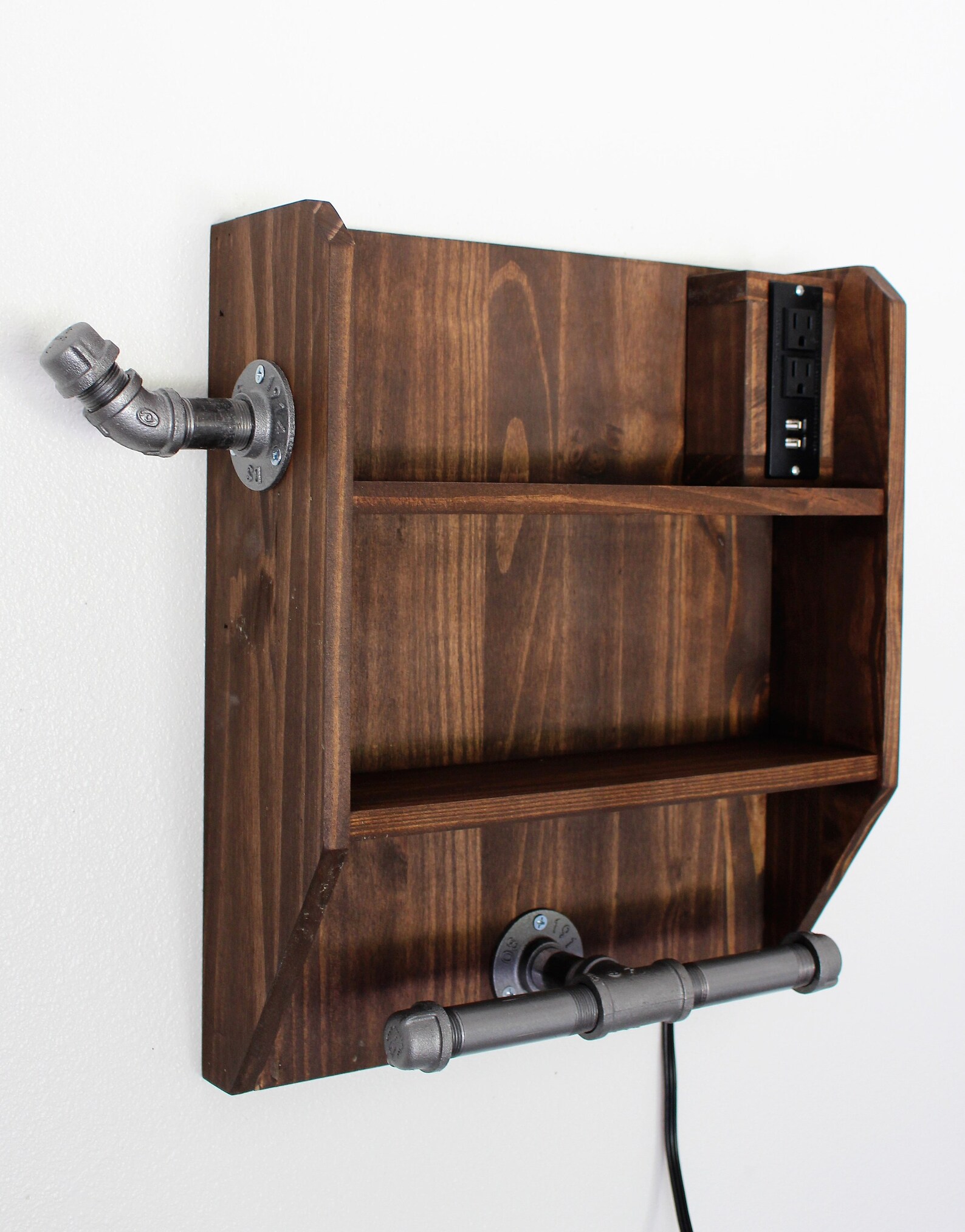 Compact Duty and Tactical Gear Rack With Usb/120v Power Strip - Etsy