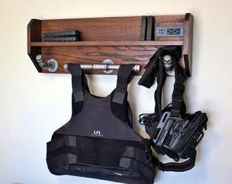 Wall Mounted Duty and Tactical Gear Rack Small | Etsy