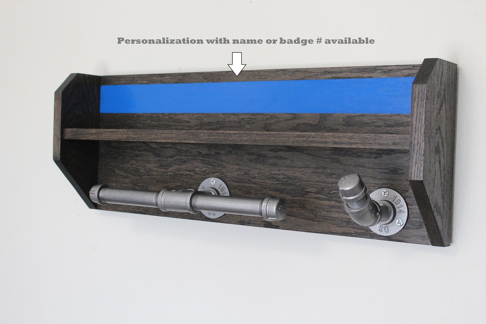 Wall Mounted Duty and Tactical Gear Rack Thin Blue Line - Etsy Canada