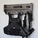 Police Duty Gear Rack Vest Holder Thin Blue Line Warrior Rack Wall ...