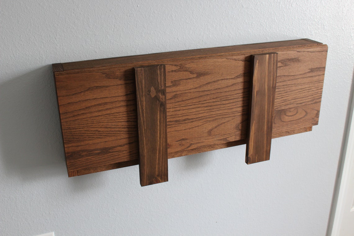 Wall Mounted Fold Down Oak Top Minimalist Space Saver Desk - Etsy