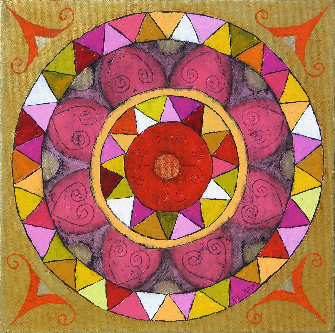 Mandala Art Print Abstract Print Mandala Print Wall Art Mandala Art ...