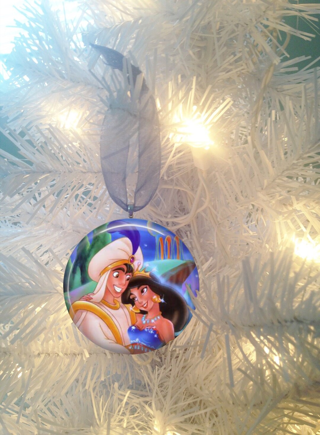 Jasmine Aladdin Christmas Tree Ornament - Etsy