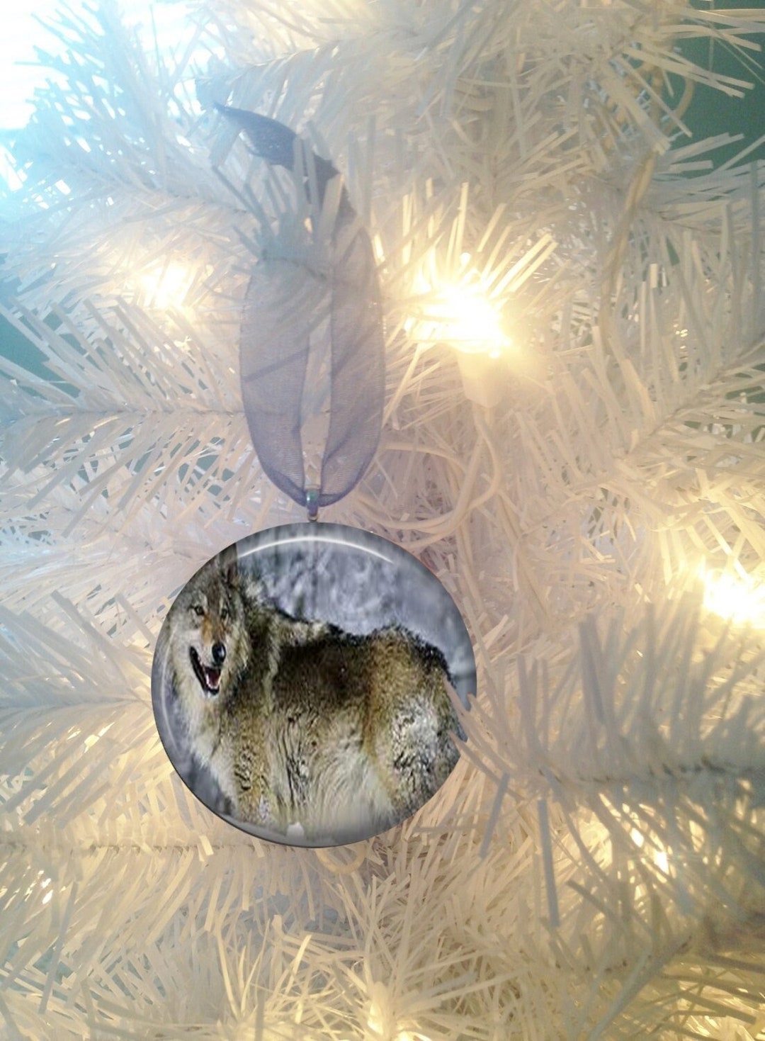 Wolves 15 Christmas Tree Ornament - Etsy