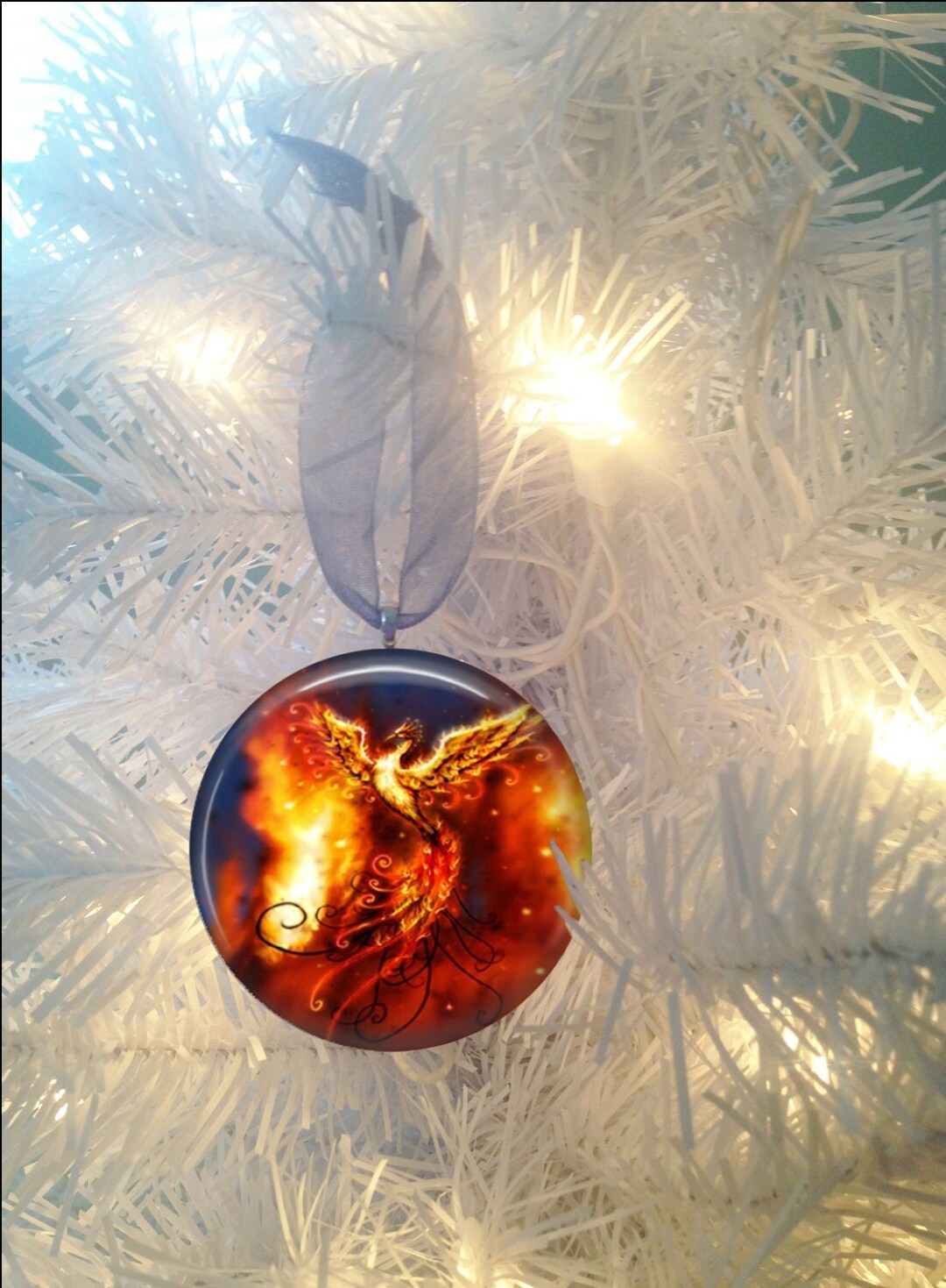 Phoenix Firebird 3 Christmas Tree Ornament - Etsy