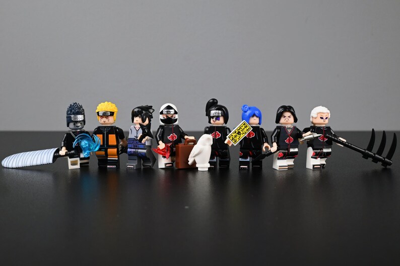 Moc Akatsuki & Konoha 8-pack – Kakashi, Kisame, Konan, Itachi X2 ...